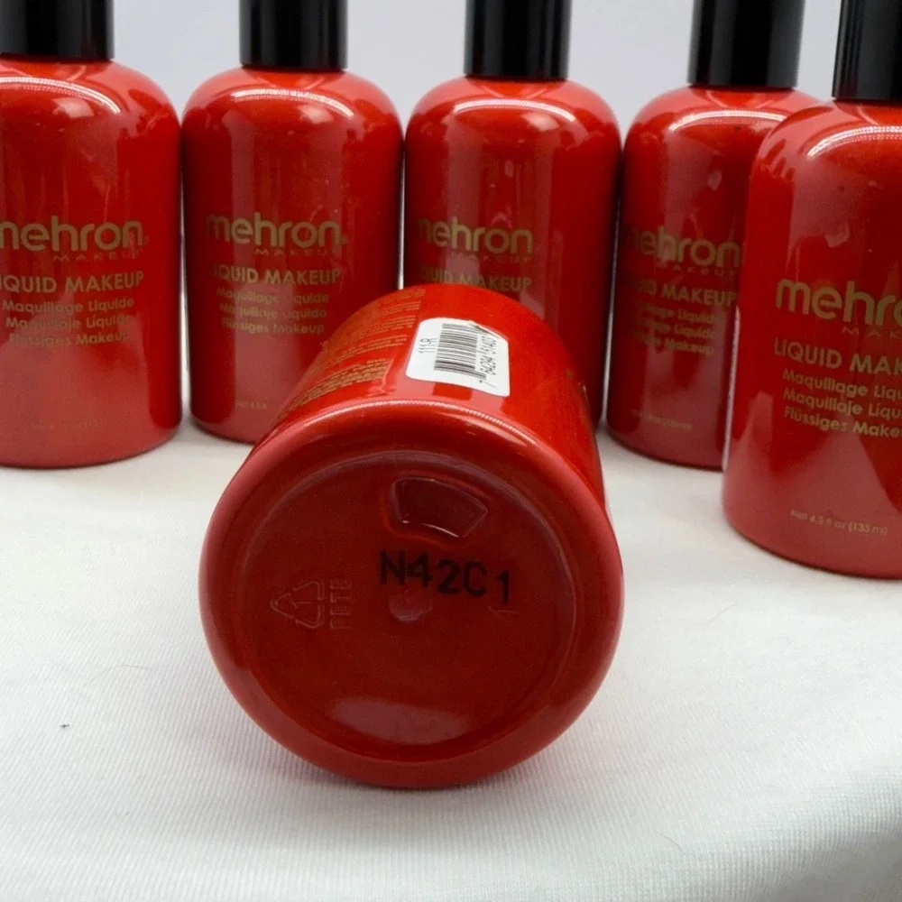Mehron | Makeup | Mehron Liquid Makeup Red Body Hair Paint 45oz Lot Of ...